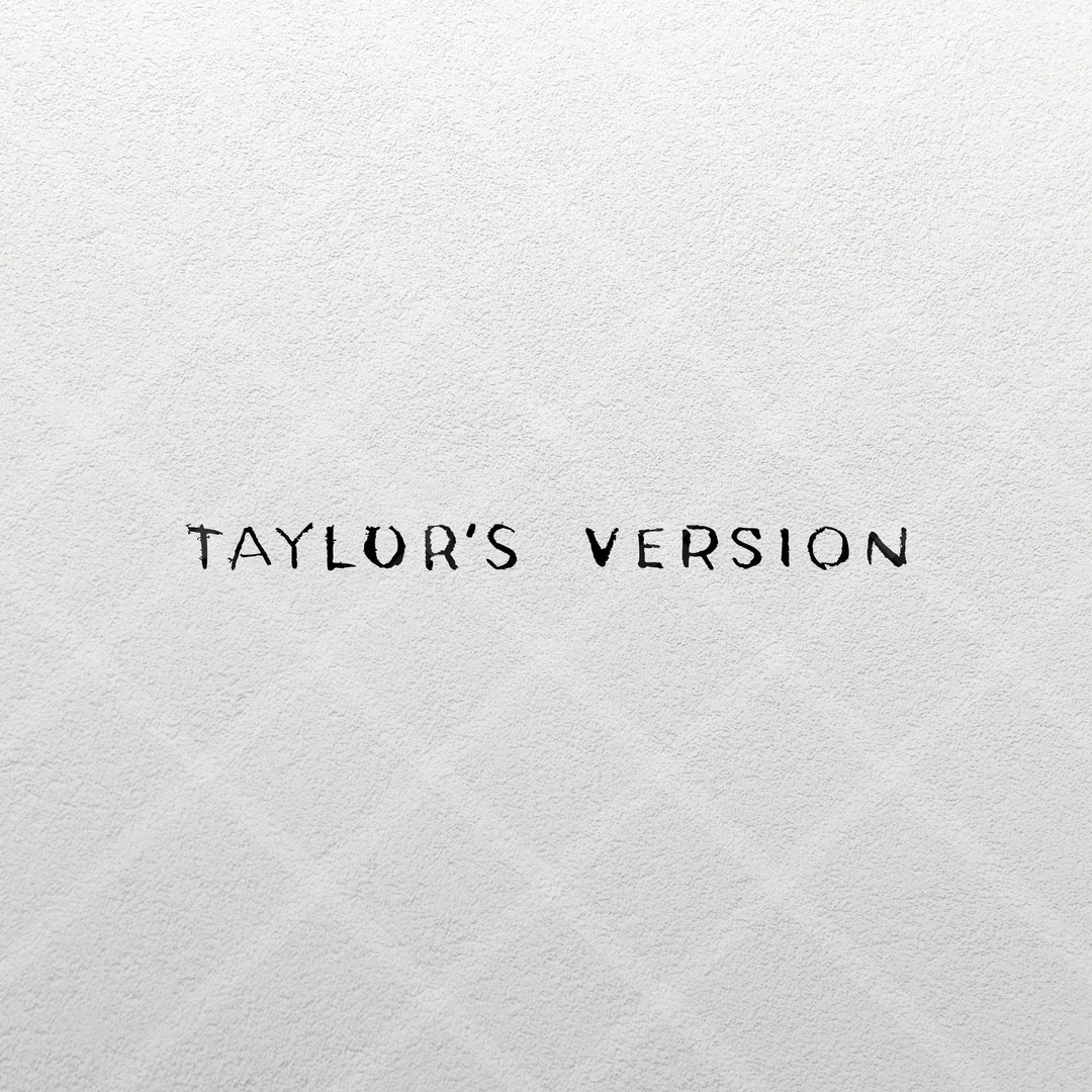 Taylor Swift SVG 1989 Taylor's Version Album Cover Art Lettering SVG ...