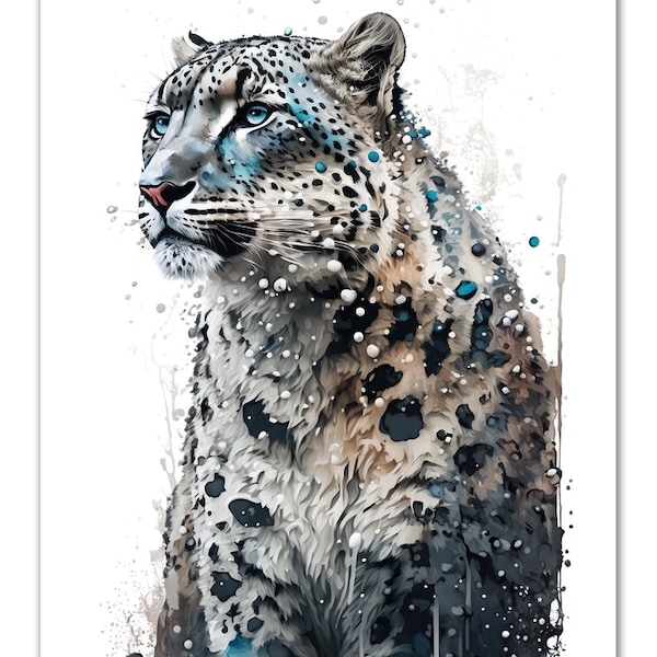 The 'leopard' Wall Art on Canvas - Etsy
