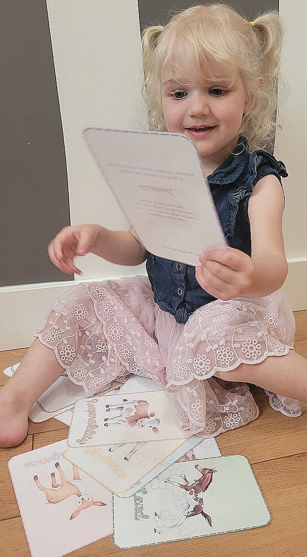 Character Flashcards for Children. Digital File for Developing ...