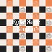 Halloween Checkered Seamless File, Checker Jack O Lantern Seamless ...