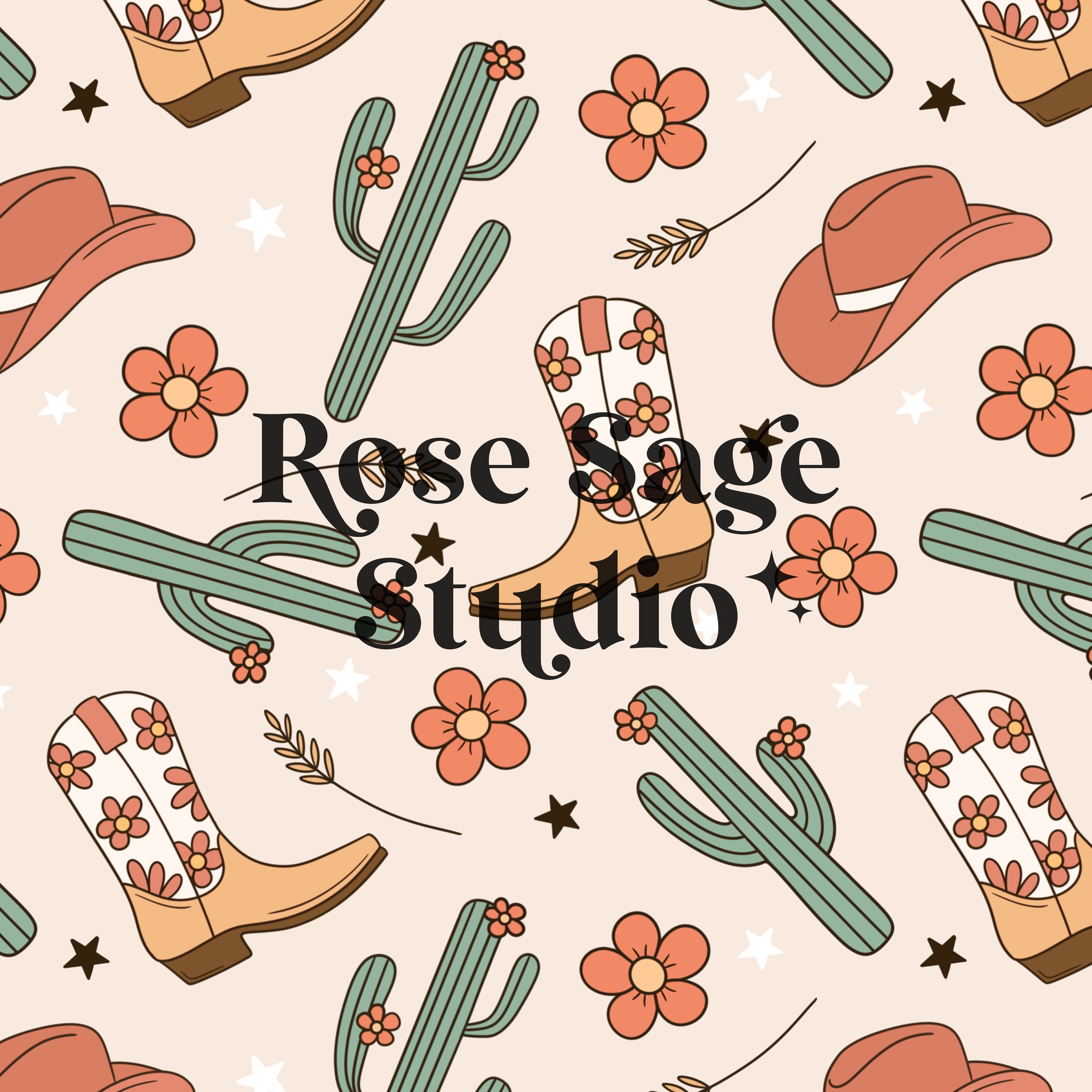 Fall Cowgirl Seamless File, Girl Western Seamless Pattern, Fall Girl ...