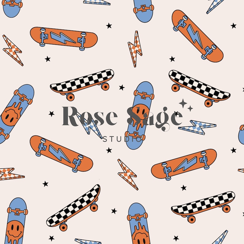 Checkered Skateboard Seamless Pattern File, Smile Face Checkerboard ...