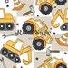 Construction Seamless Pattern, Boy Seamless File, Construction Truck Vehicle Seamless File ...
