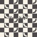 Halloween Black Cream Checkered Seamless Pattern, Checker Seamless ...