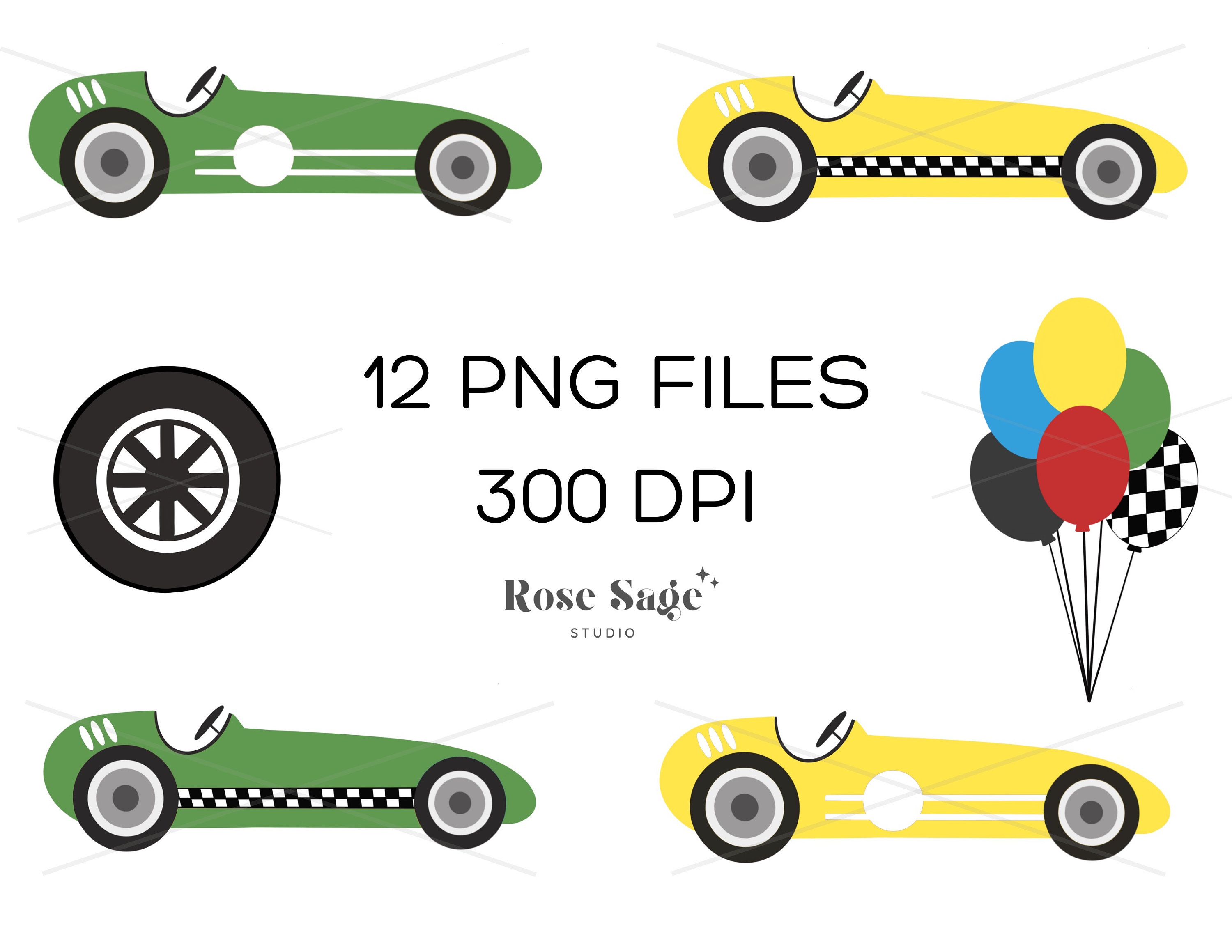 Race Car Transparent Clipart, Race Car Clipart Bundle, Red Blue Yellow ...
