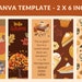 Autumn Bookmark Designs, Printable Canva Template, Fall, Pumpkin Spice ...