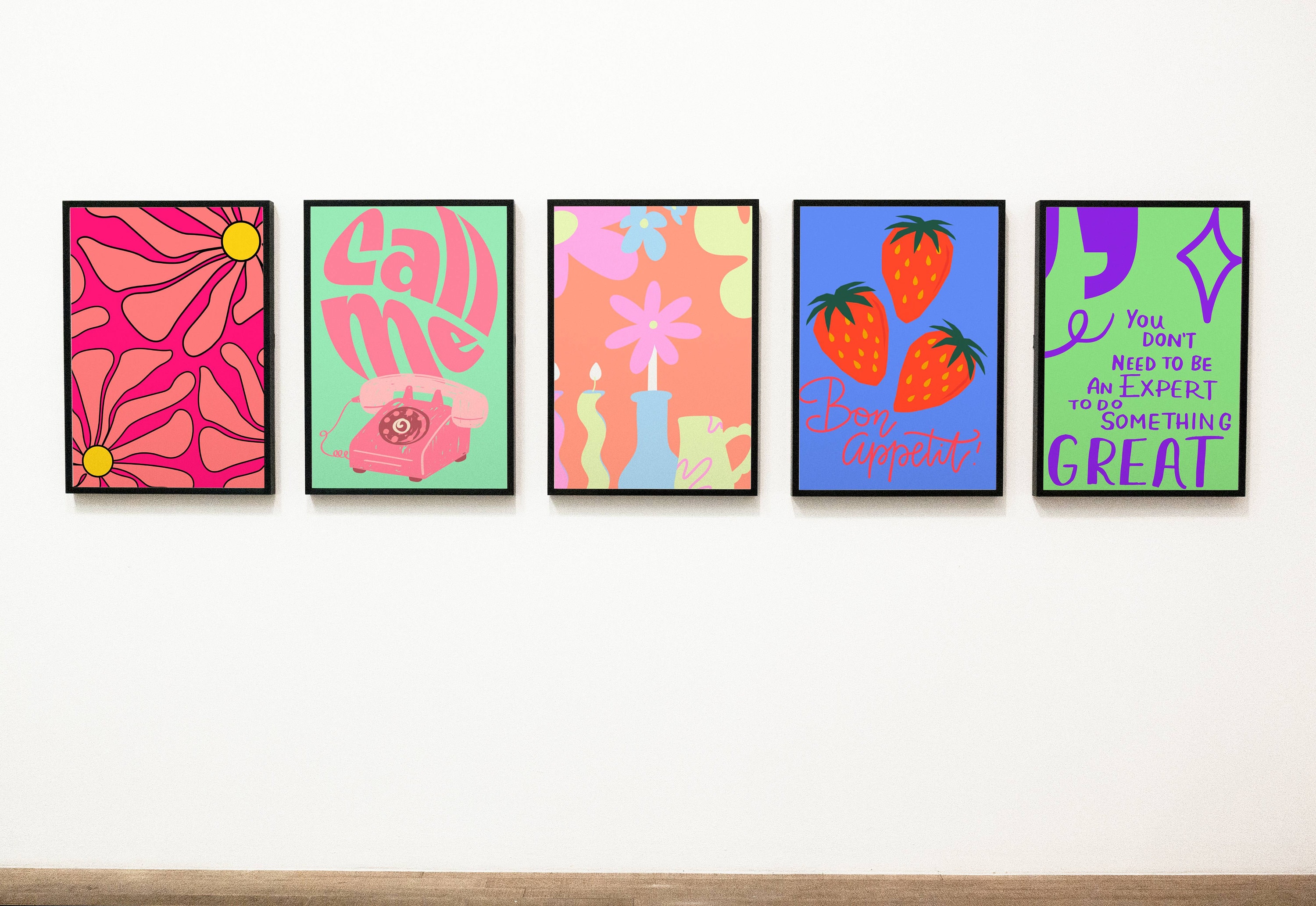 100 Trendy Y2K Prints, A4 Wall Gallery Designs, Digital Download, That ...