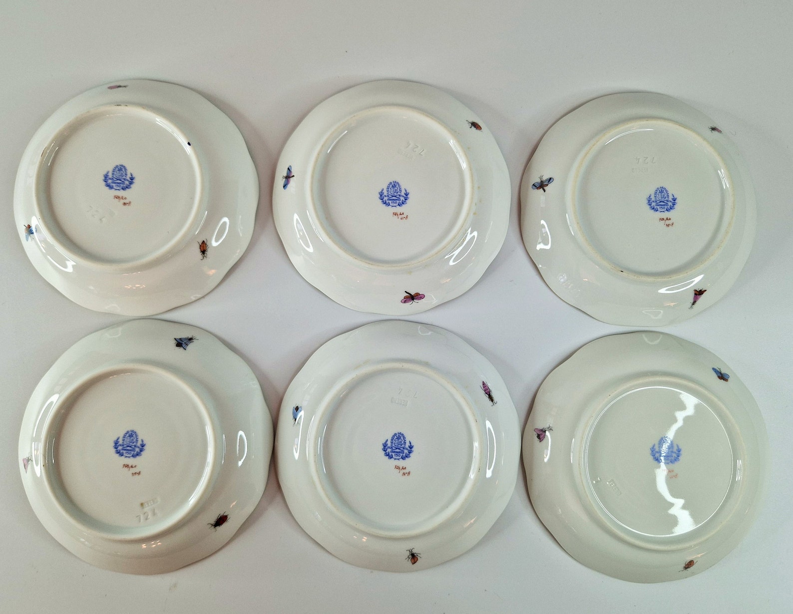 Tea Set for 6 People Rothschild Bird Herend Porcelain 1976 - Etsy