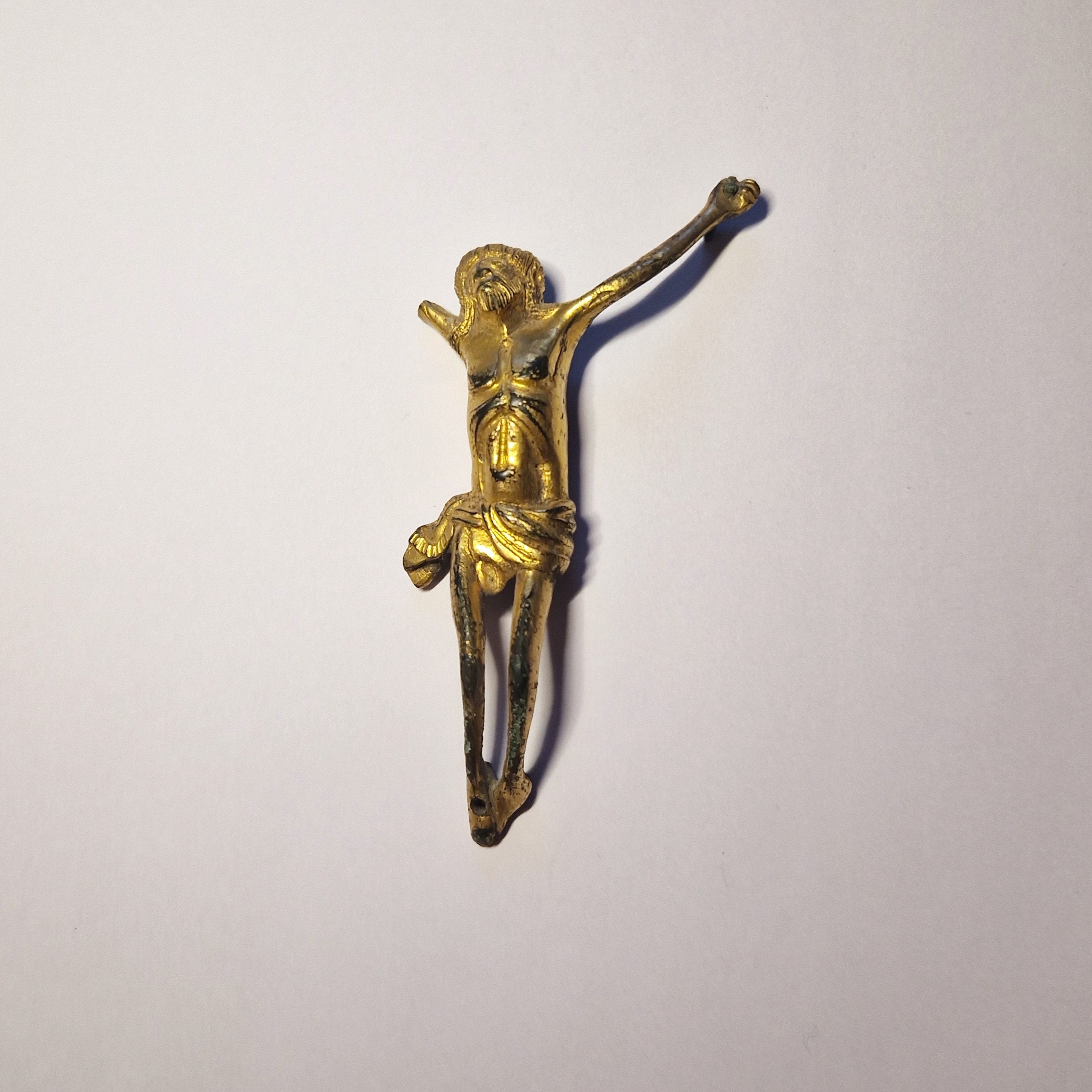 Beautiful Crucified Christ Gilt Bronze, Jesus Sculpture, Possibly ...