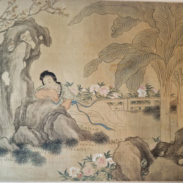 Chinese Lady Painting - Etsy