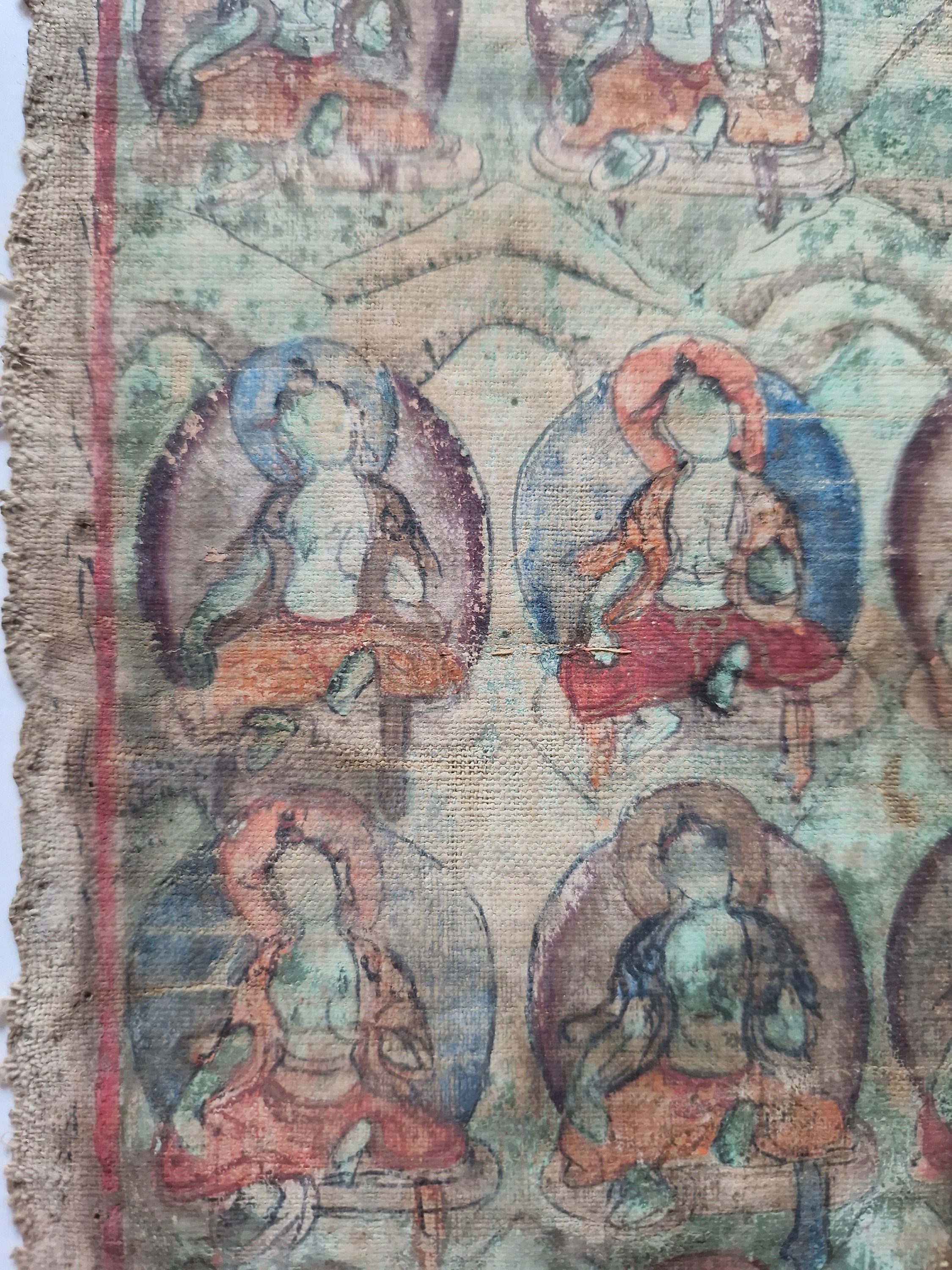 Original Old Tara Thangka, Handmade Painting on Canvas, Antique ...