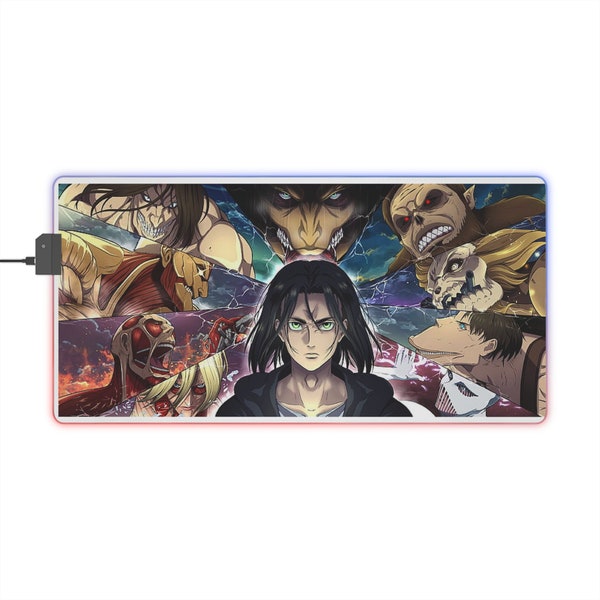 Attack on Titan Mouse Pad - Etsy
