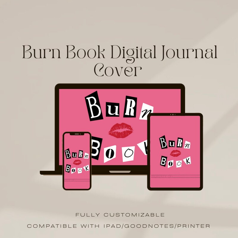 Burn Book Cover - Etsy