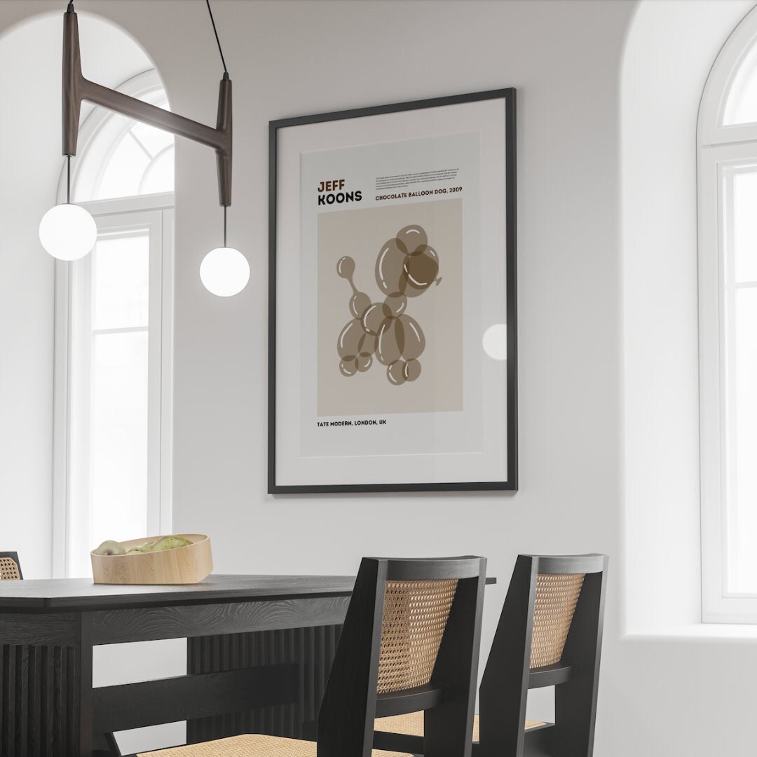 Jeff Koons Balloon Animal Set of 4 Prints, Jeff Koons Poster, Gallery ...