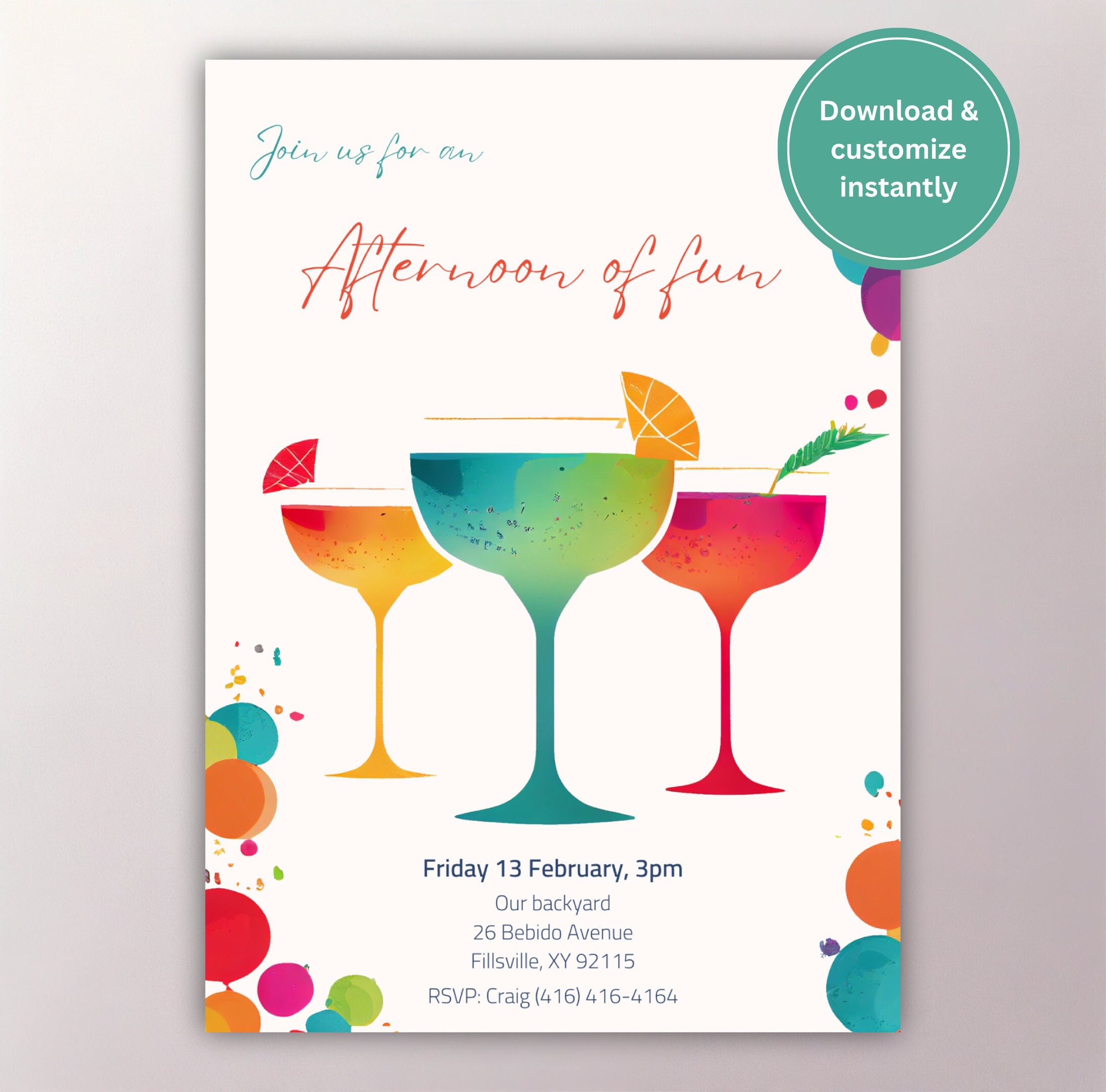 Funny Cocktail Party Invitations