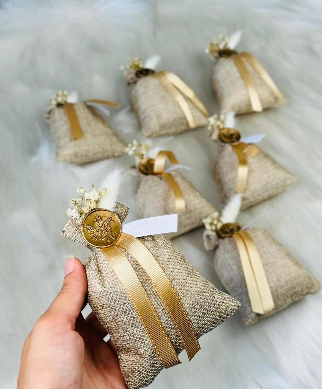 Handmade Lavender Sachet Bags, Sachet Wedding Favors, French Lavender ...