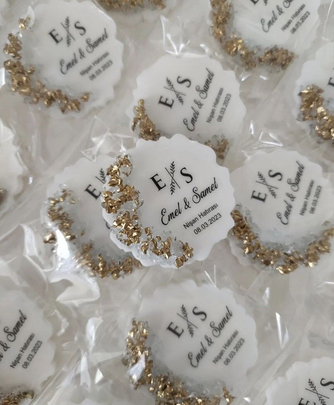 Personalized Magnet Favor for Guest, Epoxy Magnet With Box, Wedding ...