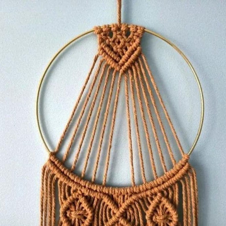 Macrame Dream Catcher PDF Tutorial Macrame Wall Hanging DIY - Etsy
