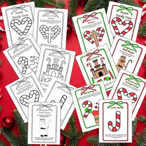 The Sweet Candy Cane Gospel Coloring Book Bible Sunday School Lesson ...