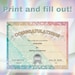 Printable Congratulations Colorful Rainbow Certificate for Kids ...