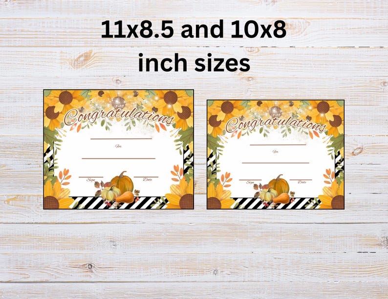 Editable & Blank Award Certificate Printable Fall Festival ...