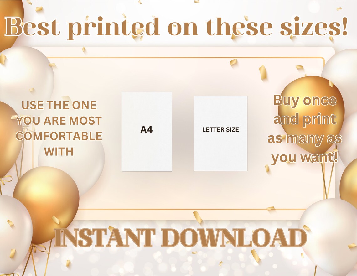 Printable Award Template, Gold Printable Certificate for Kids, Teacher ...