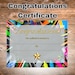 Colorful School Printable Certificate for Kids, Teacher Student Child ...