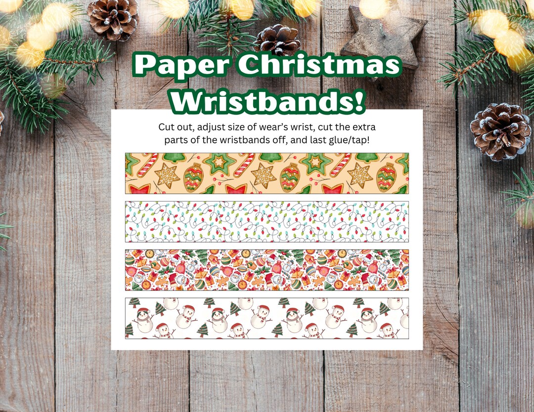 Christmas Easy Papercraft for Kids, Printable Holiday Party Favor ...