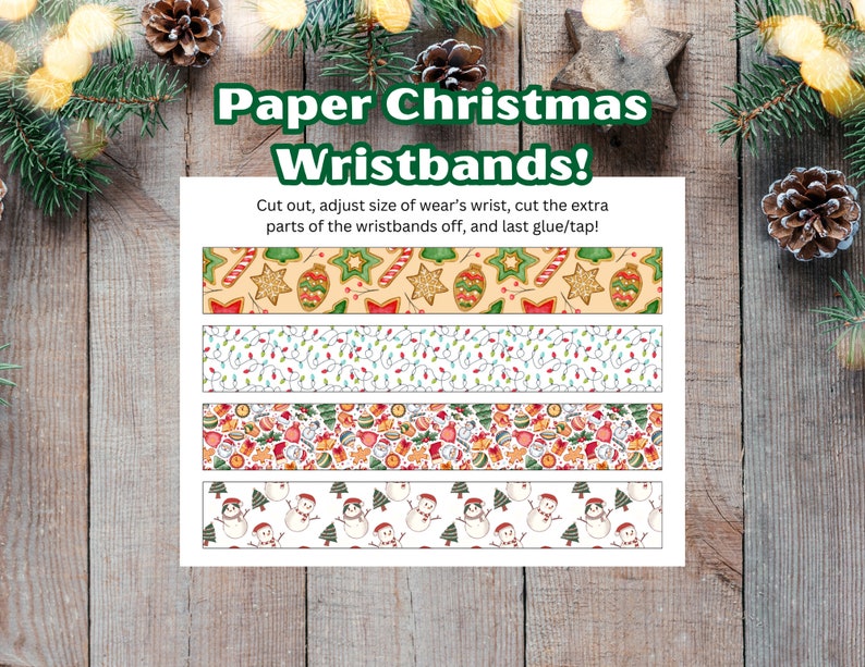 Christmas Easy Papercraft for Kids, Printable Holiday Party Favor ...