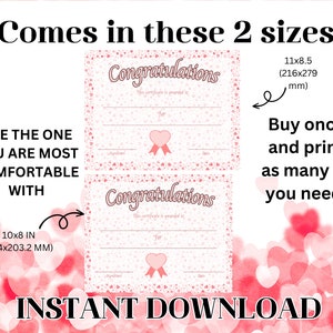 Printable Valentines Certificate, Editable Valentines Day Printable ...