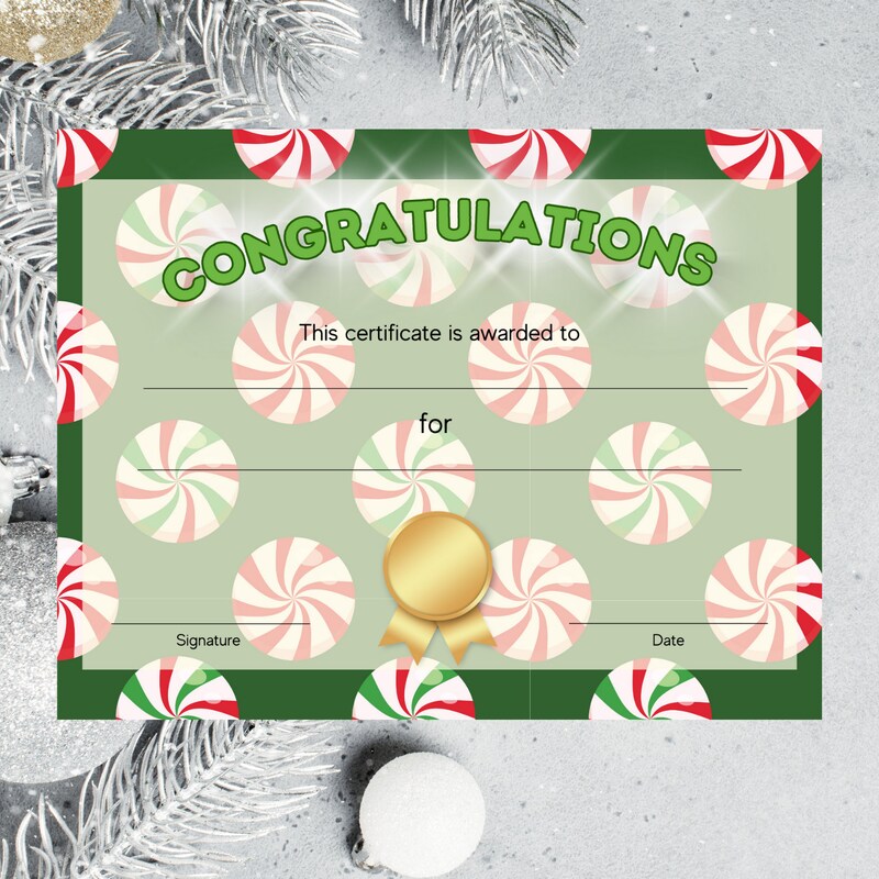 Candy Certificates - Etsy