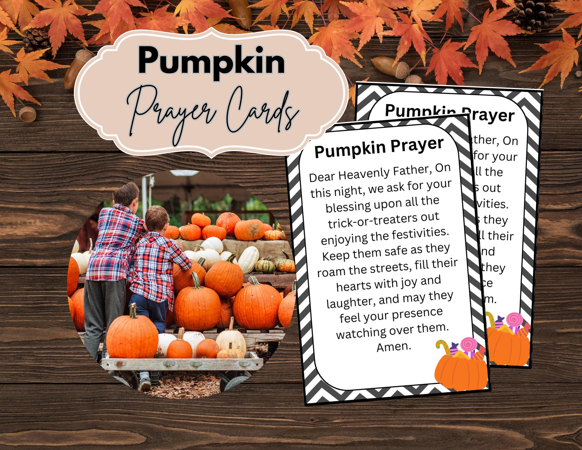 Christian Pumpkin Prayer Tracts Jesus Lord Trick or Treat Hand Out ...