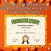 Printable Halloween Certificate Award, Winner of Games, Classroom ...