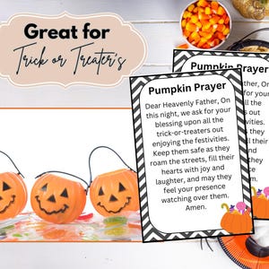 Christian Pumpkin Prayer Tracts Jesus Lord Trick or Treat Hand Out ...