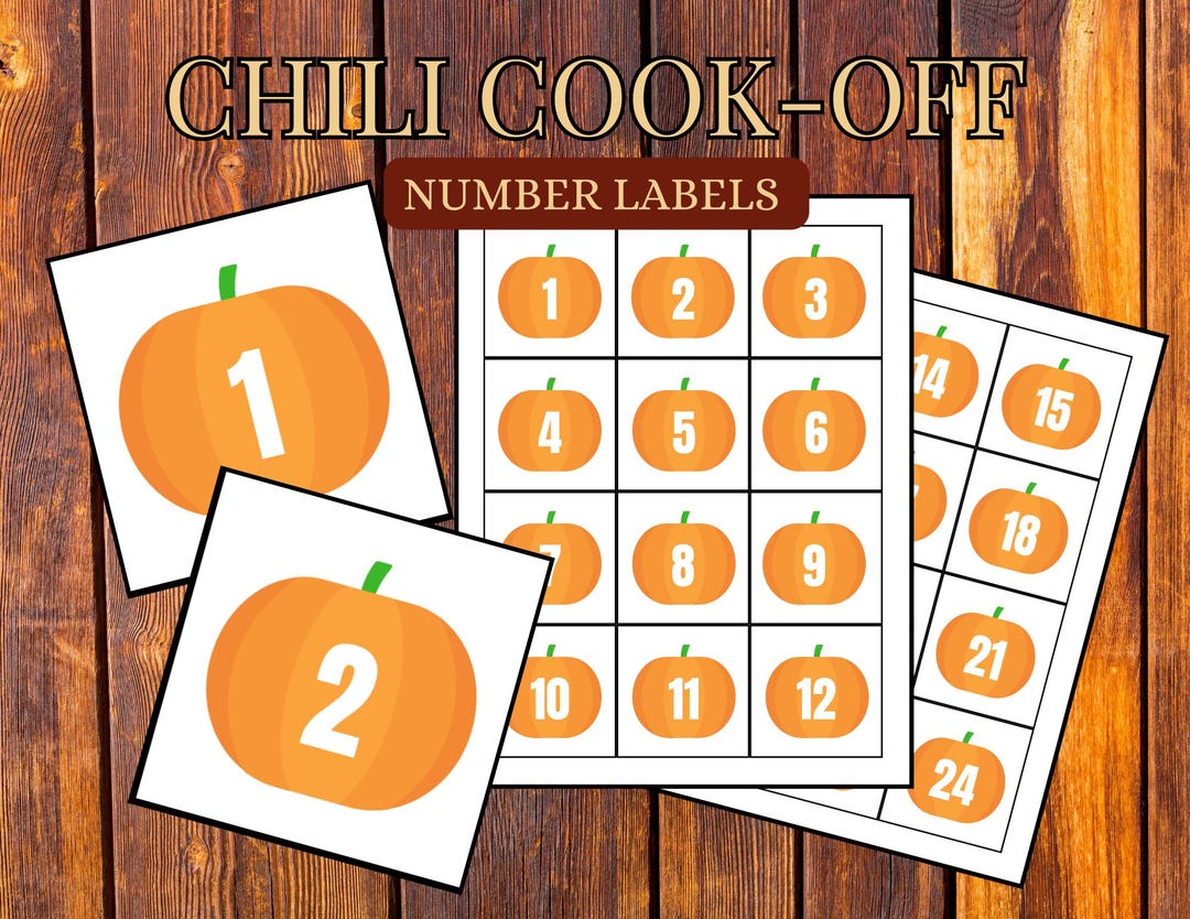 Chili Cook off Pumpkin 1 - 100, Chili Cook Off, Chili Competition ...