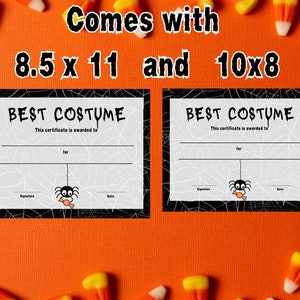 Printable Halloween Certificate Award, Winner of Games, Classroom ...