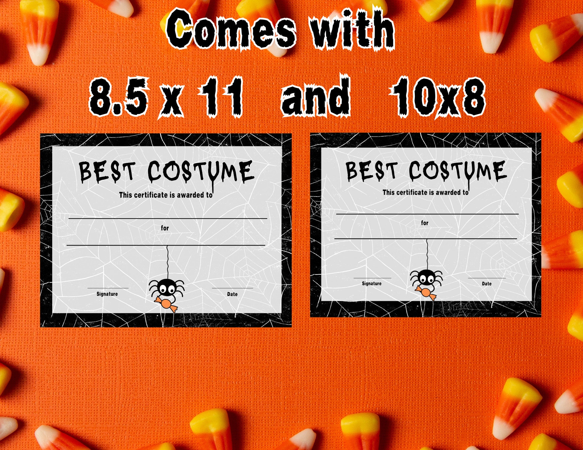 Printable Halloween Certificate Award, Winner of Games, Classroom ...