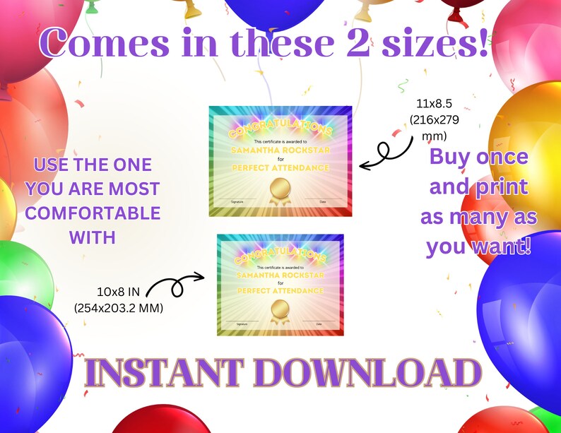 Editable Award Certificate Printable, Rainbow Certificate for Kids ...