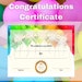Colorful Rainbow Printable Certificate for Kids, Certificate of ...