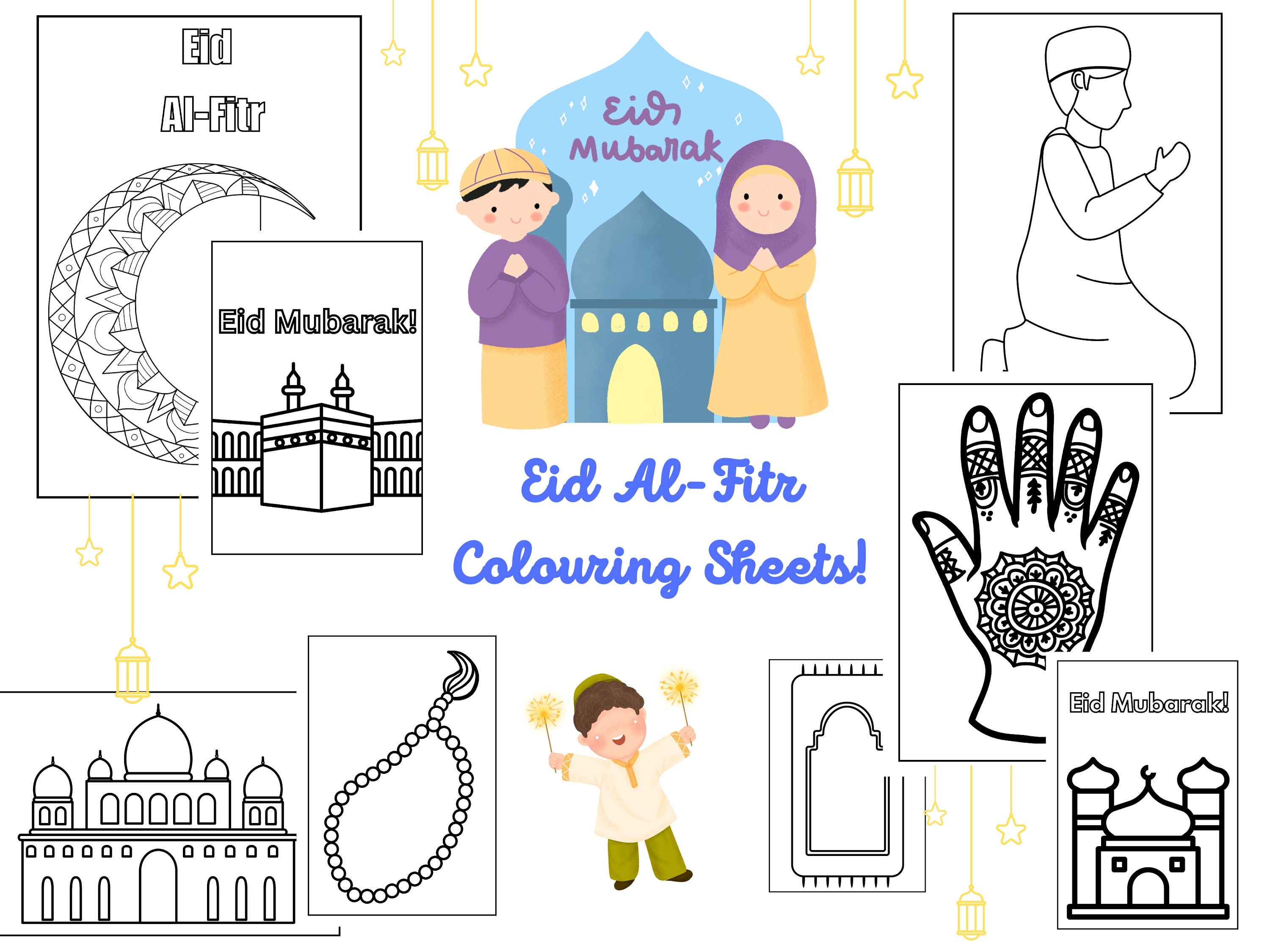 Eid Ul Fitr Coloring Pages