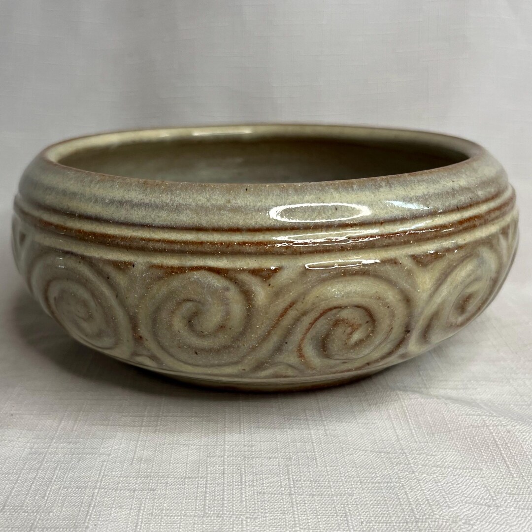 Vintage Robert L. Morgan Pottery Bowl, Mid Century, Studio Pottery, Red ...
