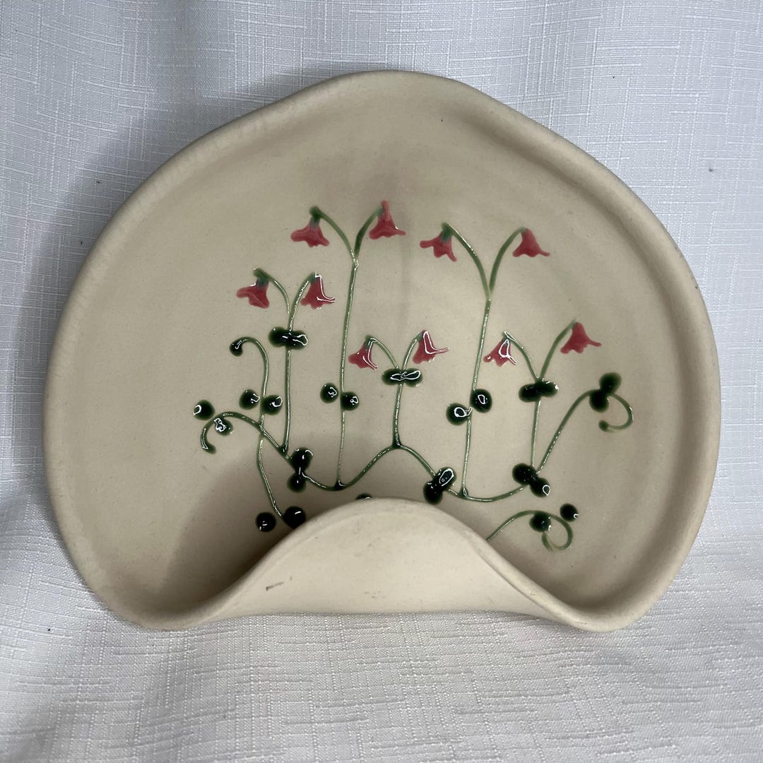 Vintage Hanging Floral Pottery by Gabriel Sweden Pottery, Wall Plaque ...