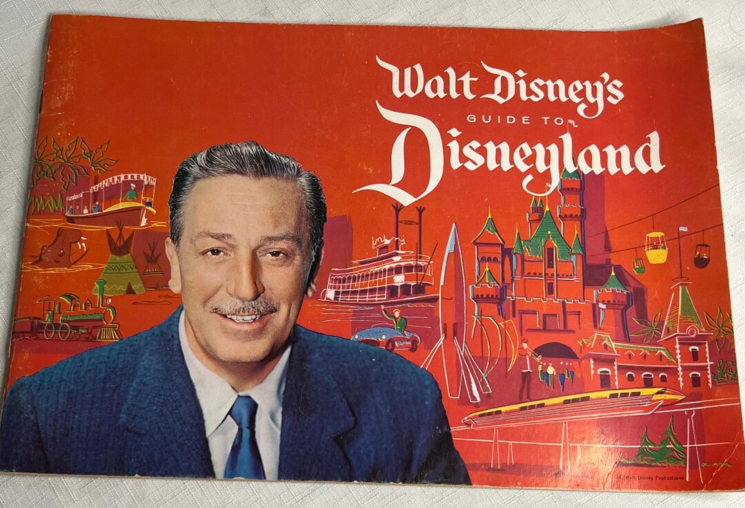 Vintage 1961 Walt Disneys Guide to Disneyland Brochure, Pamphlet ...
