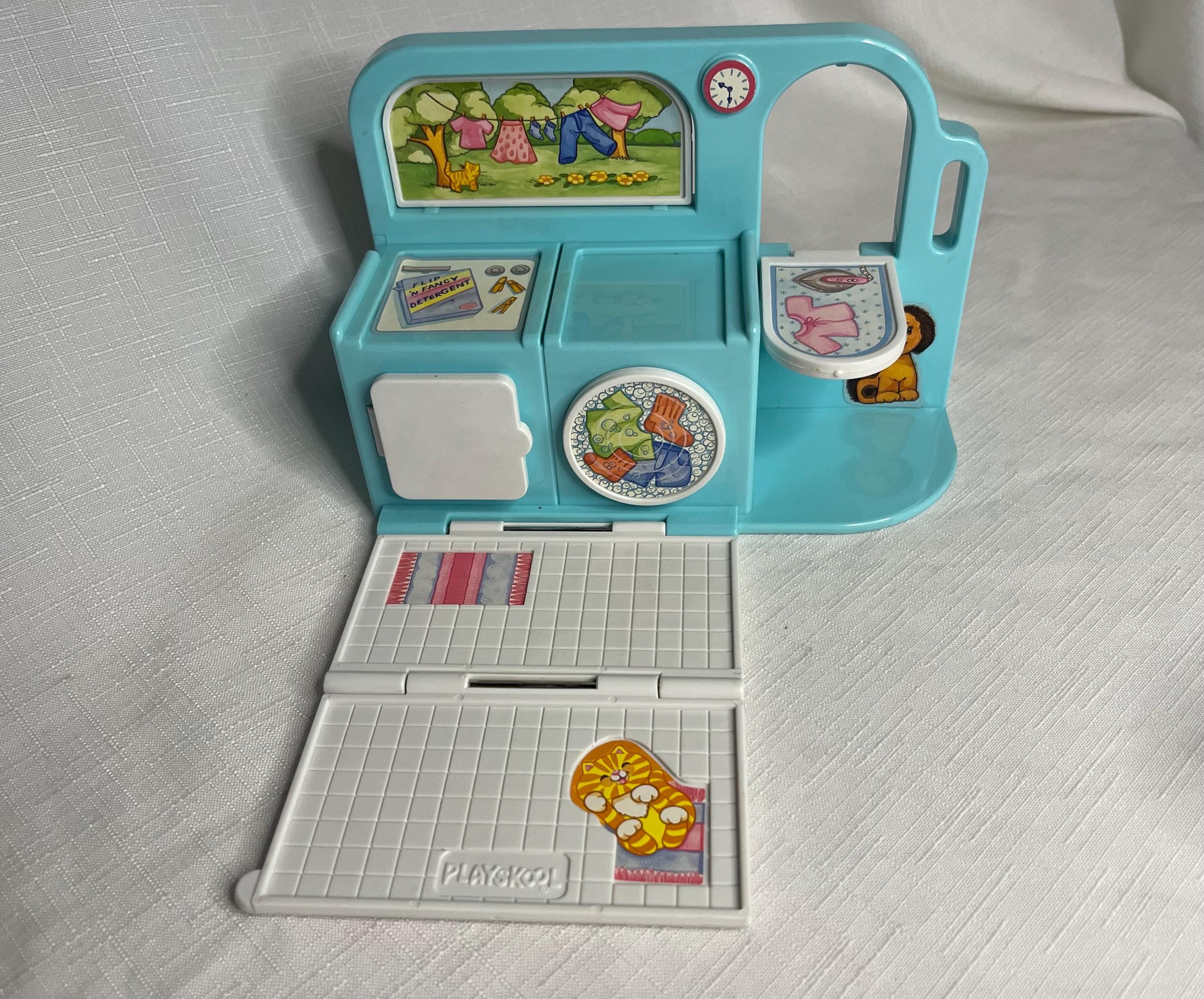 Vintage Playskool Flip N Fancy Kitchen and Laundry Playset, 1991 - Etsy