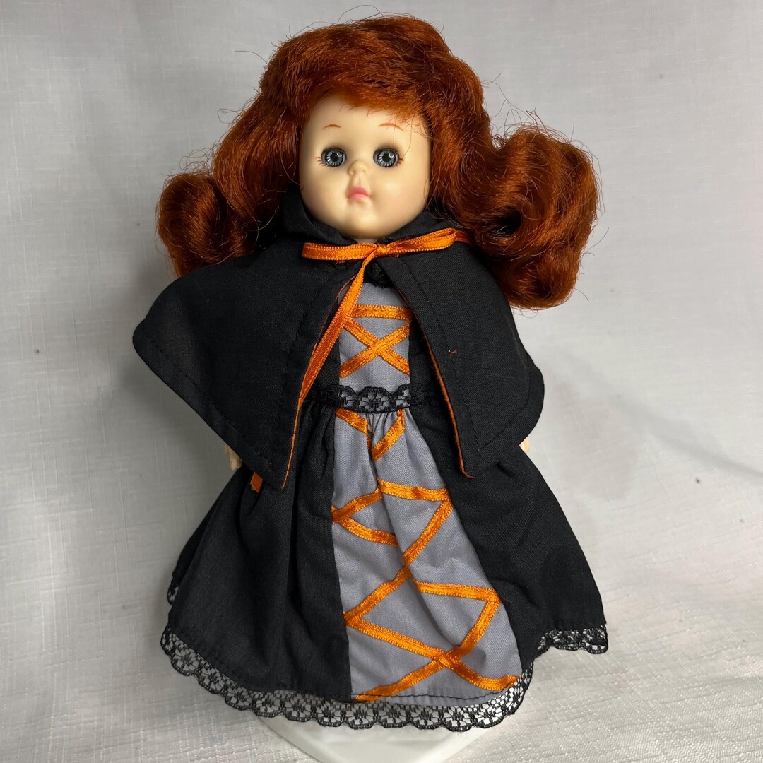 Vintage Vogue Halloween Witch Doll Ginny, 1987, Comes With Stand ...