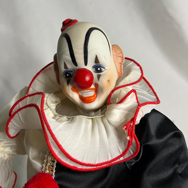 Porcelain Clown Doll - Etsy