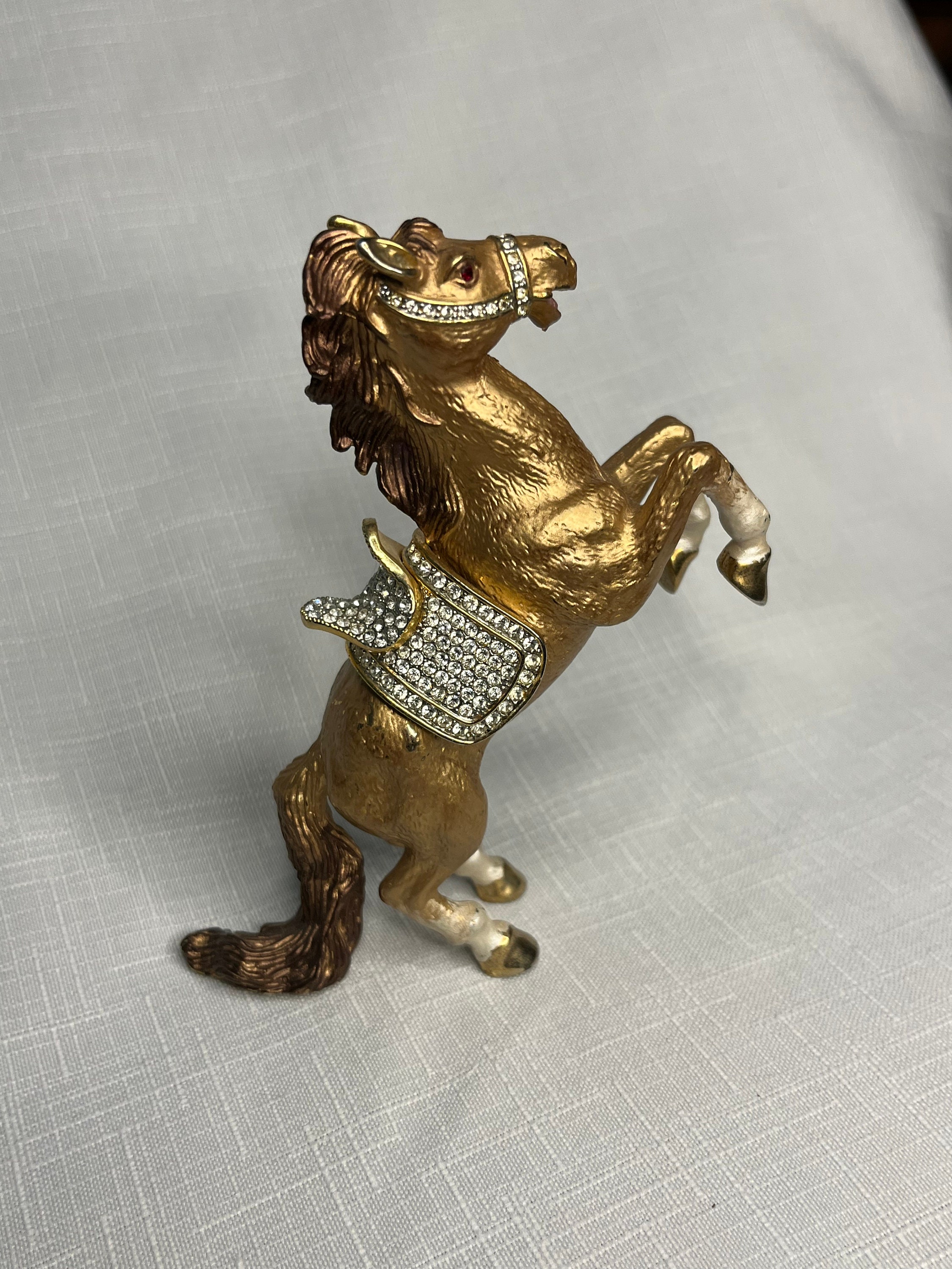 Rucinni Horse Trinket Box, Swarovski Crystals, Rearing Horse - Etsy