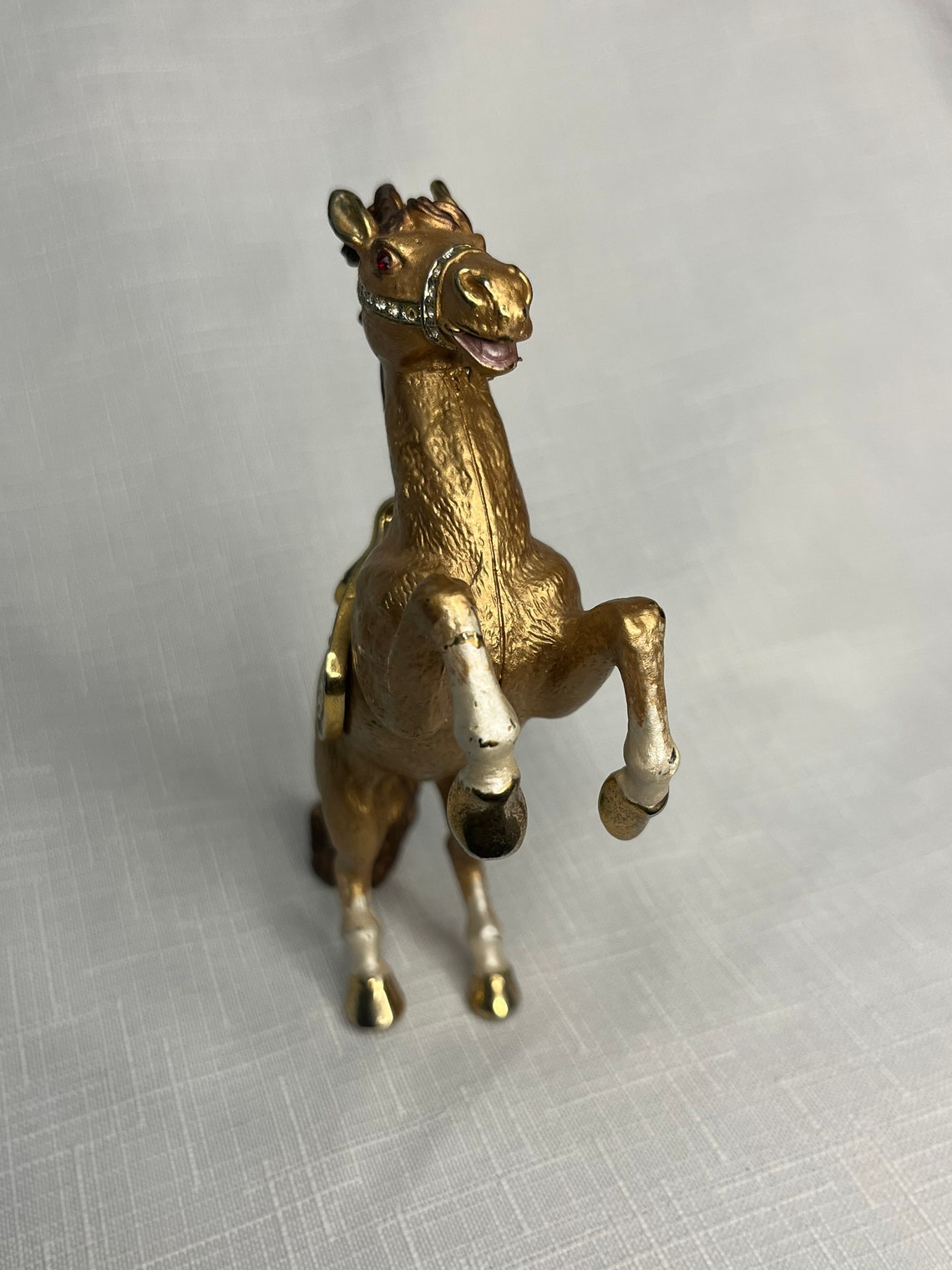 Rucinni Horse Trinket Box, Swarovski Crystals, Rearing Horse - Etsy