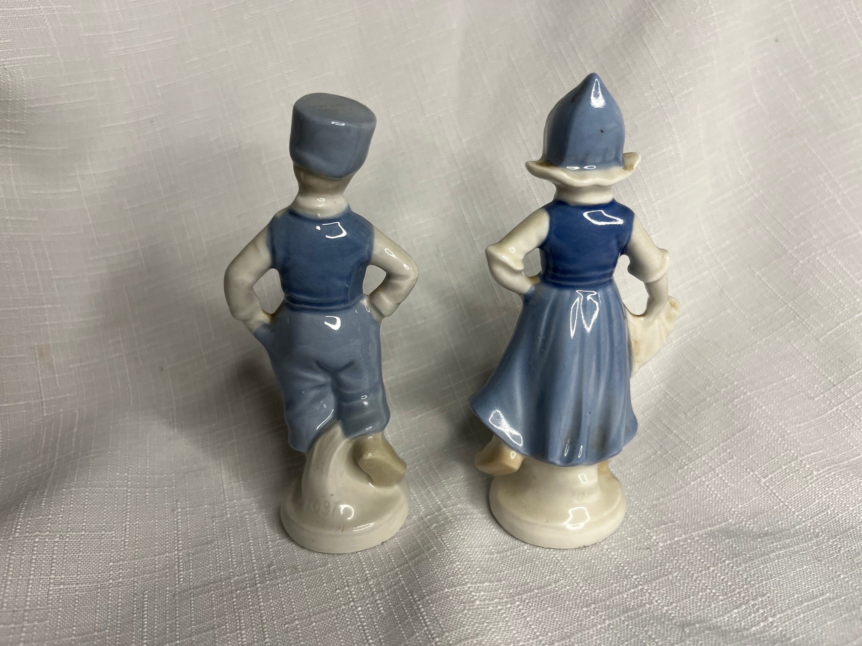 Vintage Delft Blue Dutch Boy and Girl Porcelain Figurines, 2086 and ...