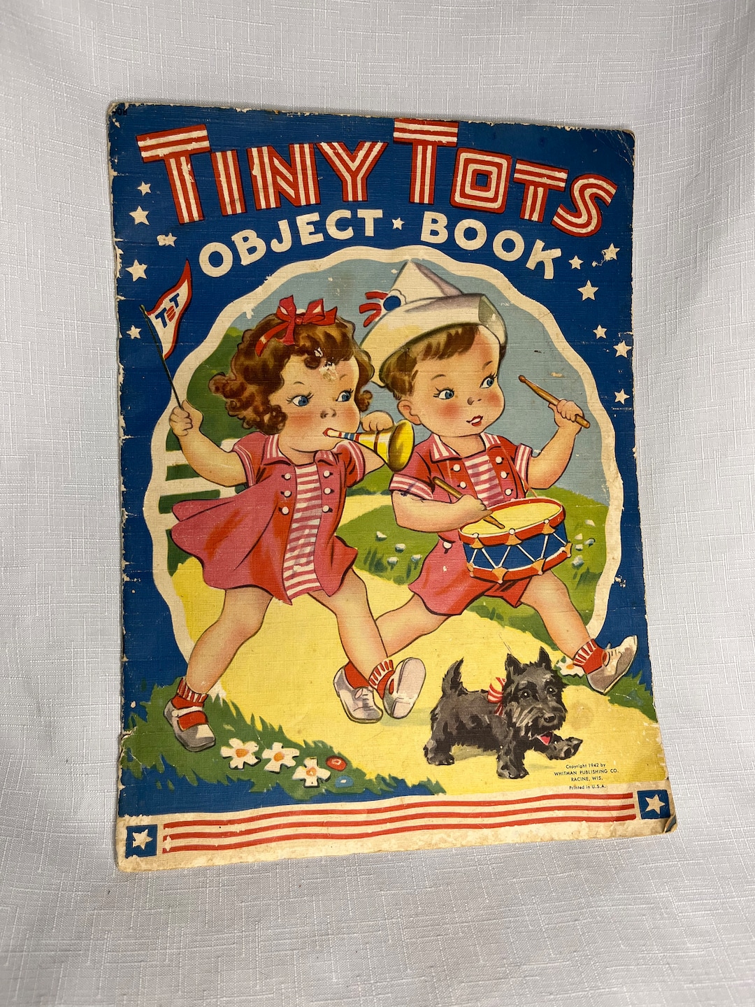 Vintage Childrens Book, Tiny Tots Object Book, 1942, Racine Wisconsin ...